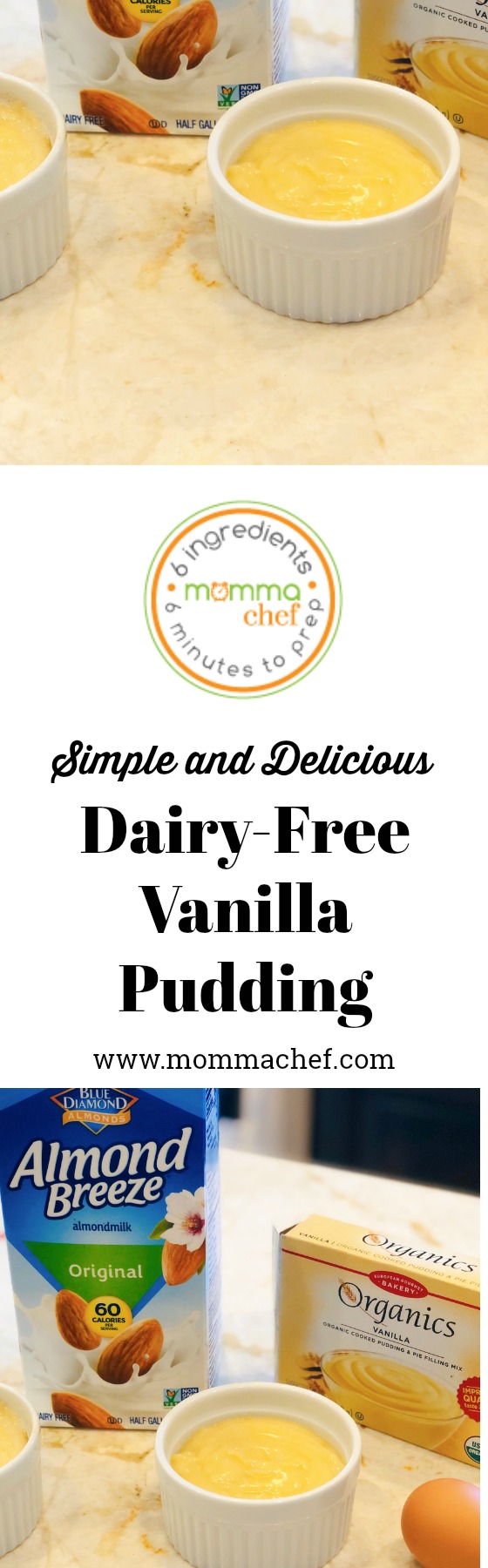 The Best Dairy Free Vanilla Pudding Recipe by Momma Chef (no dairy)